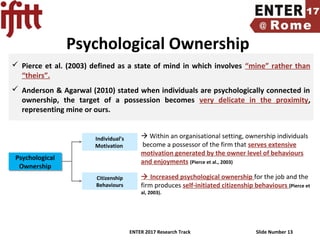 Exploring the roles of hosts' attachment and psychological ownership in ...