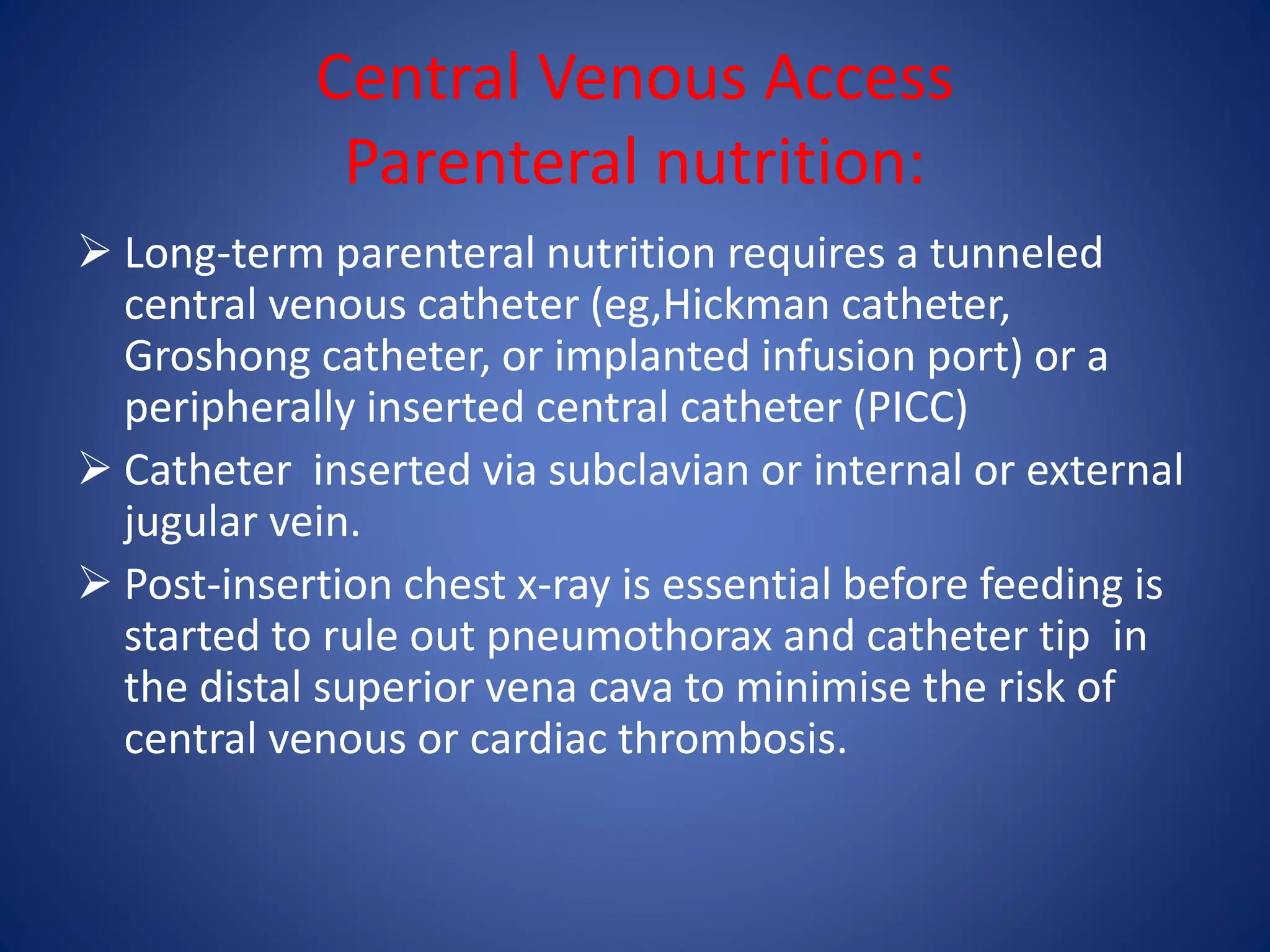 Enteral and Parenteral Nutrition | PPTX