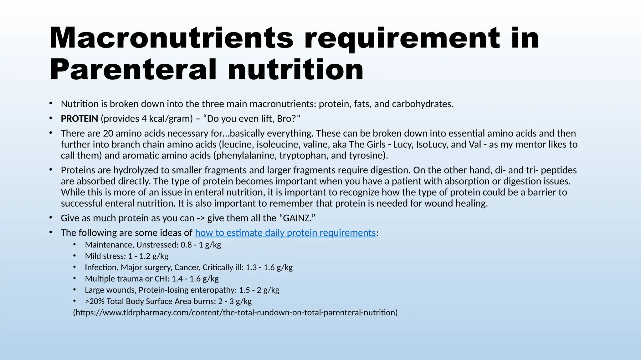 Enteral and Parenteral Nutrition, indications, complications | PPTX