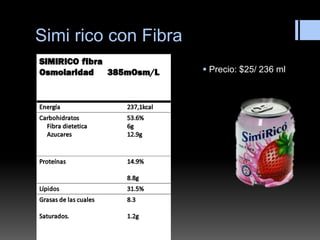 Clasificación de las Fórmulas Enterales | PPTX