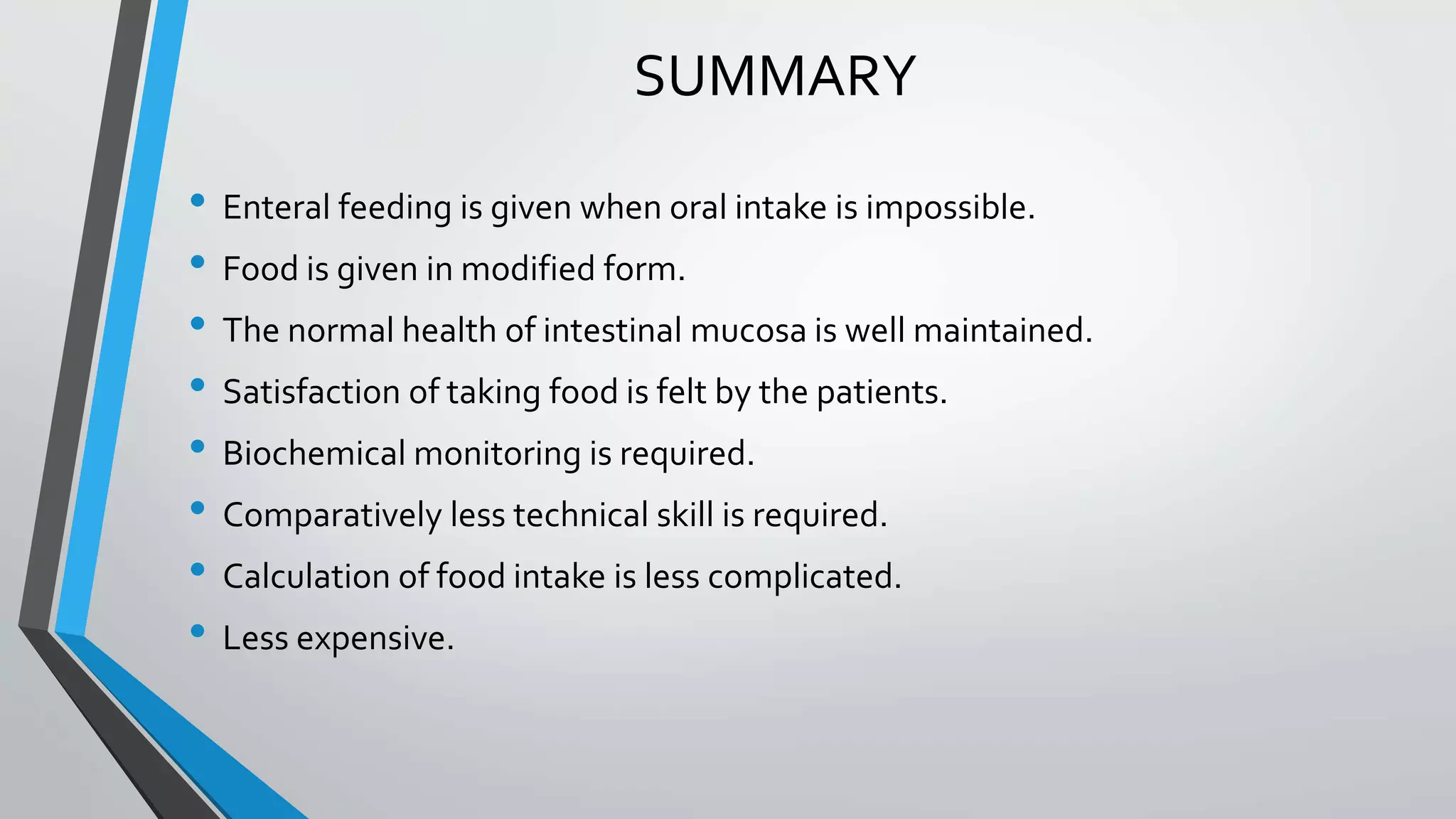 Enteral feeding | PPTX
