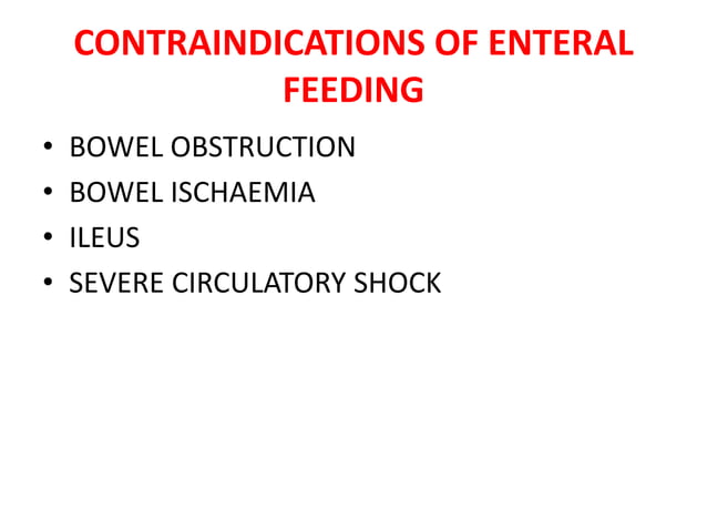 Enteral nutrition | PPTX