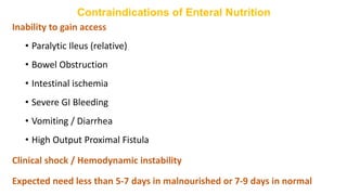 Enteral nutrition | PPTX