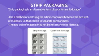 Enteral Pharmaceutical Packaging- By Kaleem Petkar | PPTX