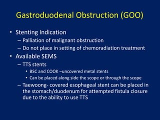 Enteral stenting | PPTX