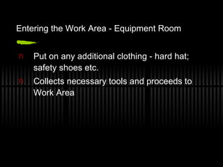 Entering or Exiting the Work Area | PPT | Women\'s Outerwear | Women\'s ...