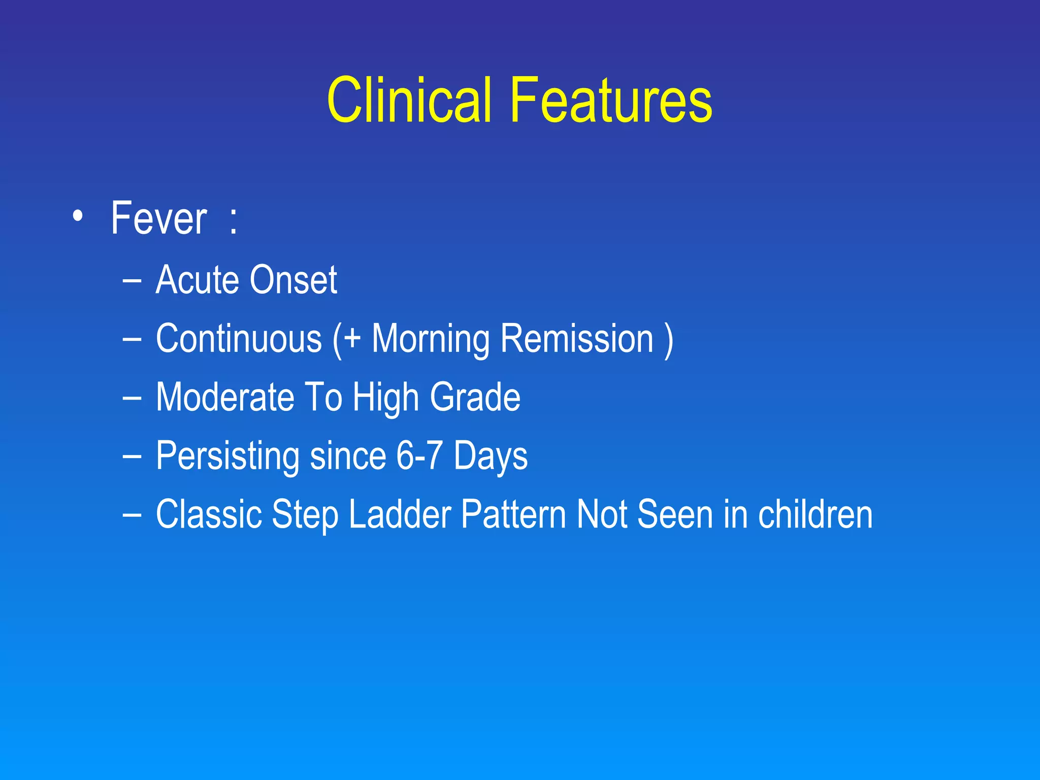 Enteric fever | PPT | Digestive Disorders | Diseases and Conditions