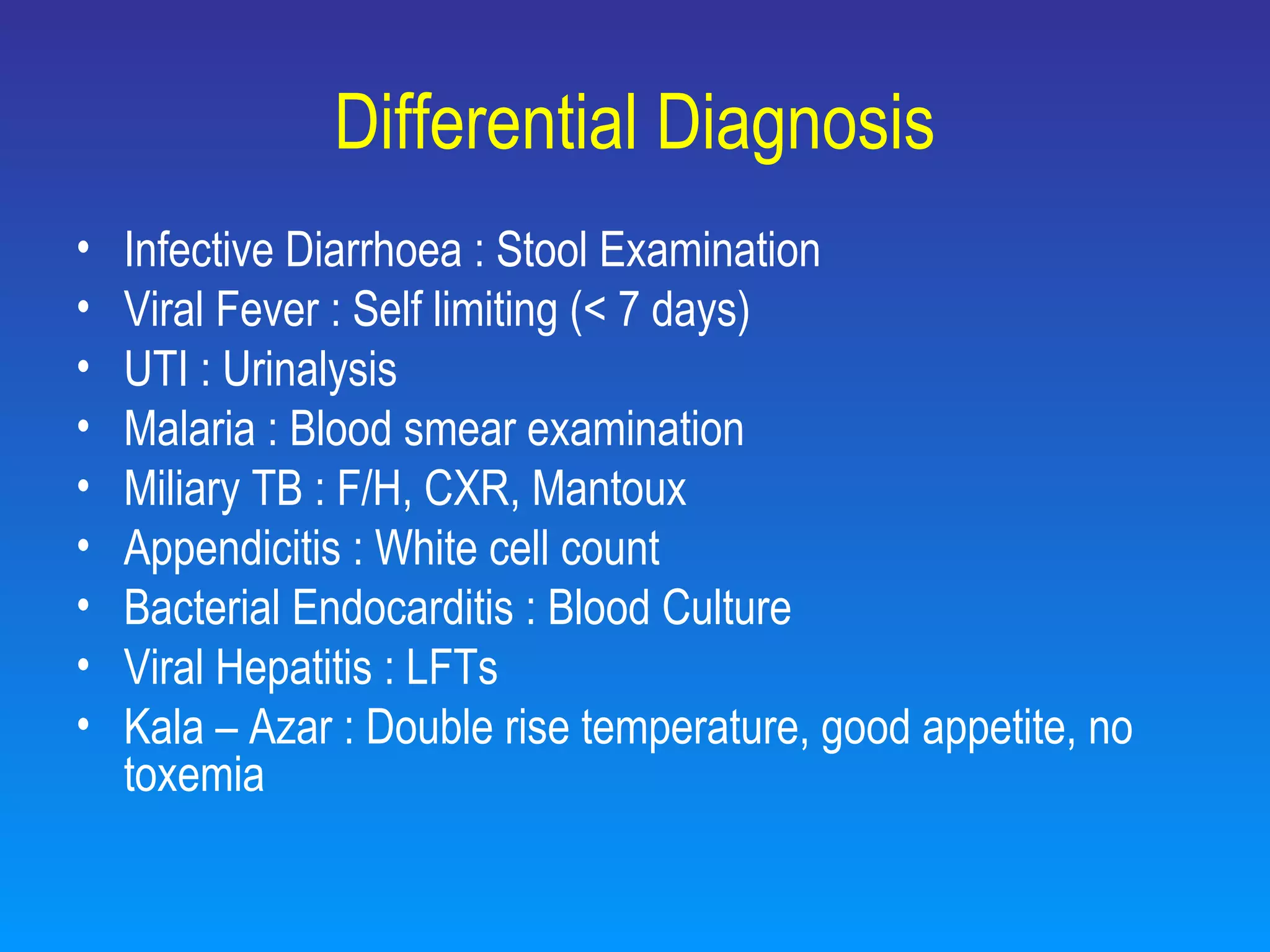 Enteric fever | PPT | Digestive Disorders | Diseases and Conditions