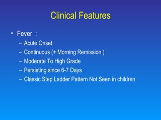 Enteric fever | PPT | Digestive Disorders | Diseases and Conditions