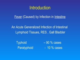 Enteric fever | PPT | Digestive Disorders | Diseases and Conditions