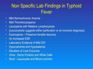 Enteric fever | PPT