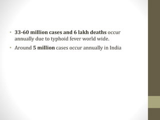 Enteric fever | PPTX