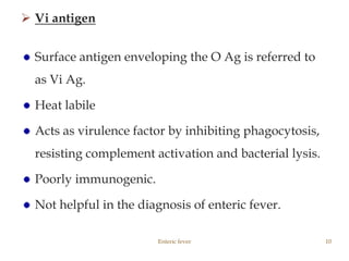 Enteric fever | PPTX