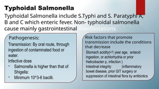 Enteric fever pathology united presentation | PPTX
