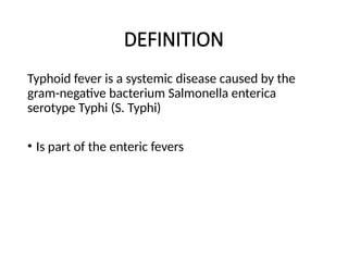 enteric fever ped oct.pptx pediatrics 4.2 | PPTX