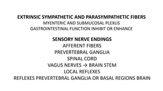 Enteric nervous system | PPTX