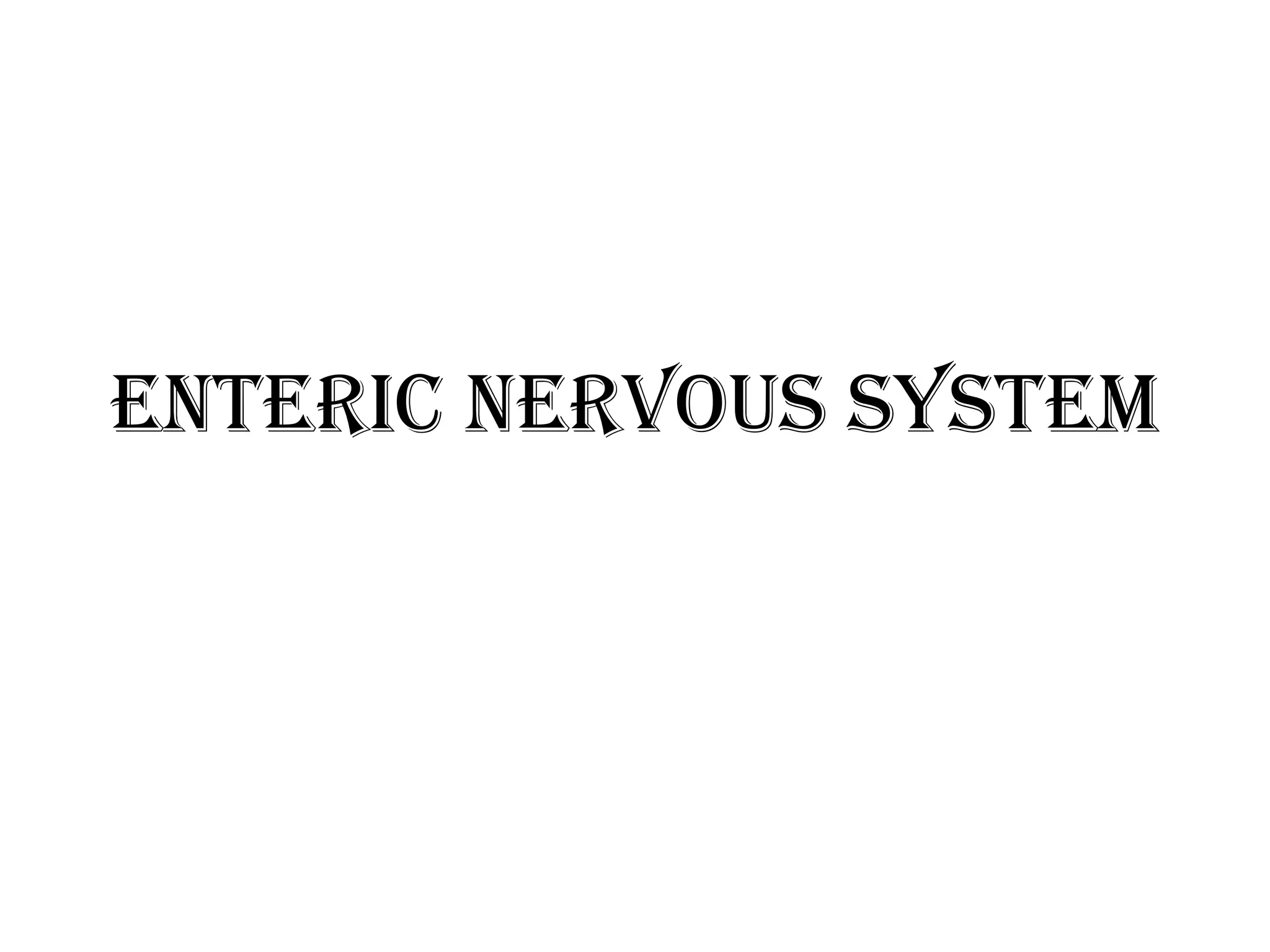 Enteric nervous system in anatomy medical | PPTX