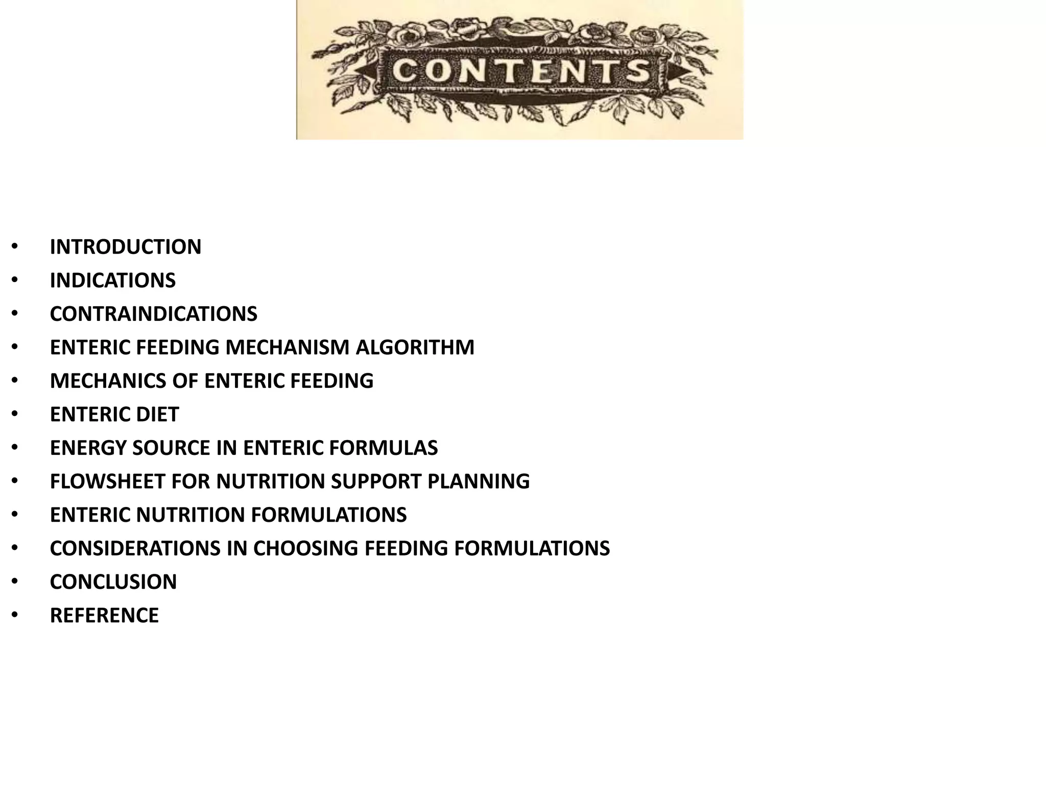 Enteric nutrition part 1 ( In Maxillofacial, Head and Neck Surgery ) | PPTX