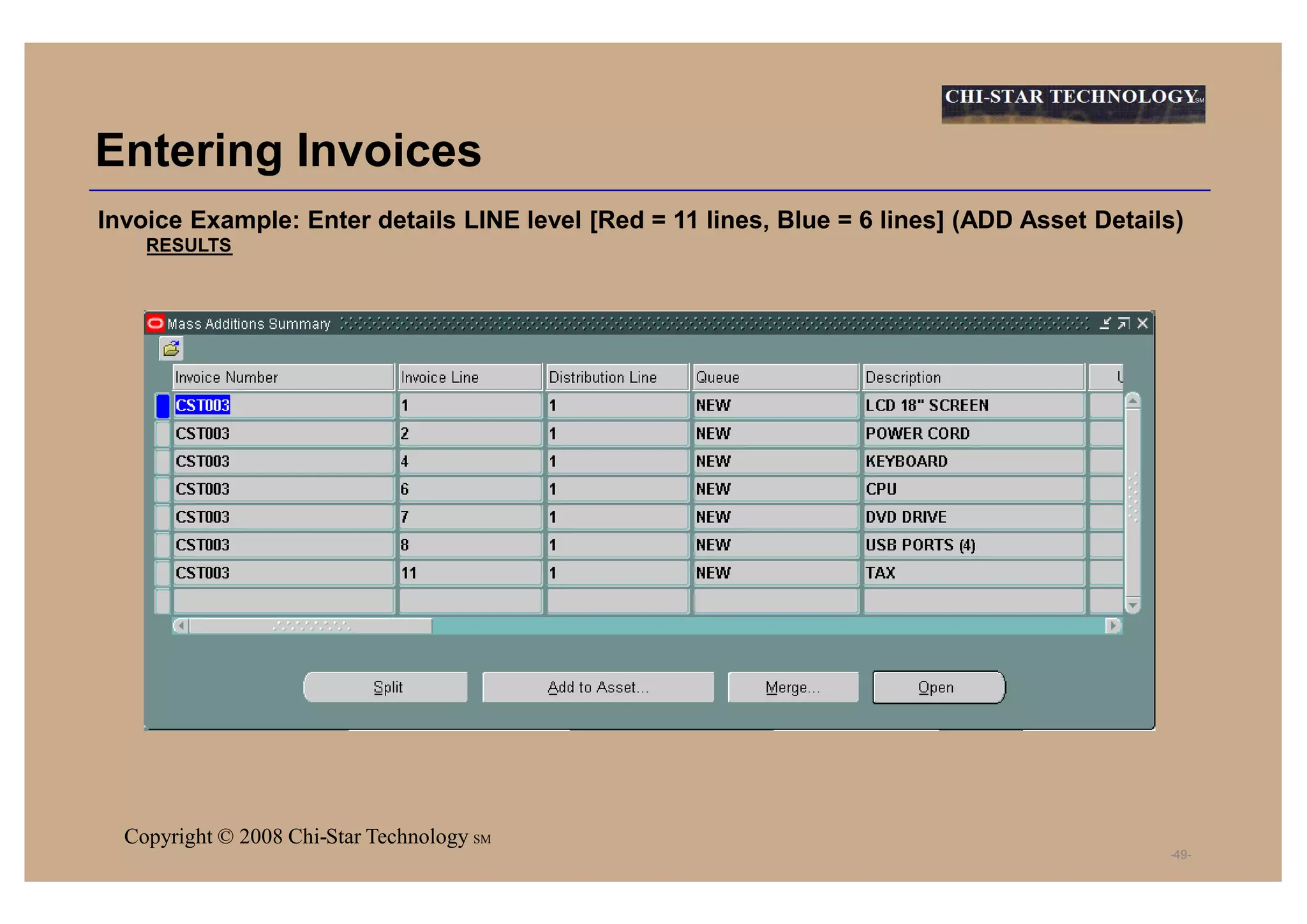 Entering Invoices in Oracle Payables | PPT