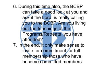 BCBP Entering the Formation Program Talk | PPT