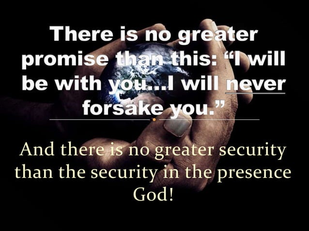 Sermon Outline on God's Promises, Entering the Promise Land | PPT