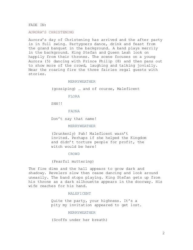 Entering the woods - Screenplay
