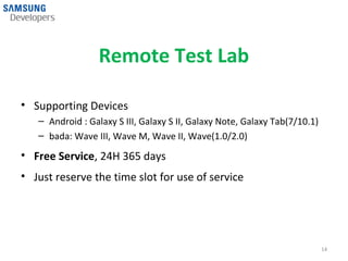 Entering the world of Samsung developer ecosystem | PPT | Operating ...