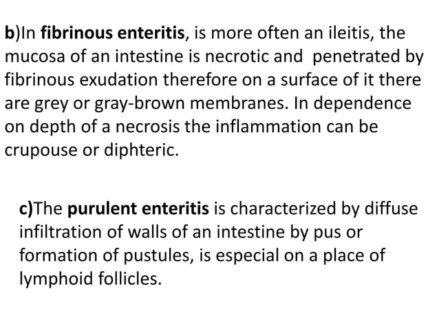 Enteritis | PPTX | Digestive Disorders | Diseases and Conditions