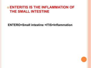 Enteritis | PPTX