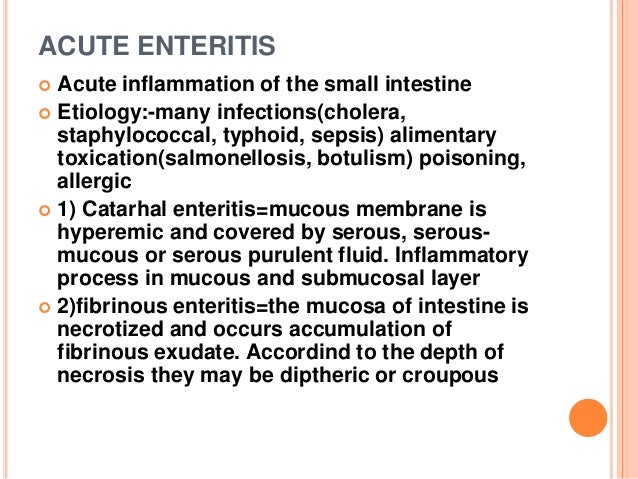 Enteritis