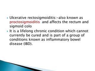 NONINFECTIVE ENTERITIS AND COLITIS | PPTX