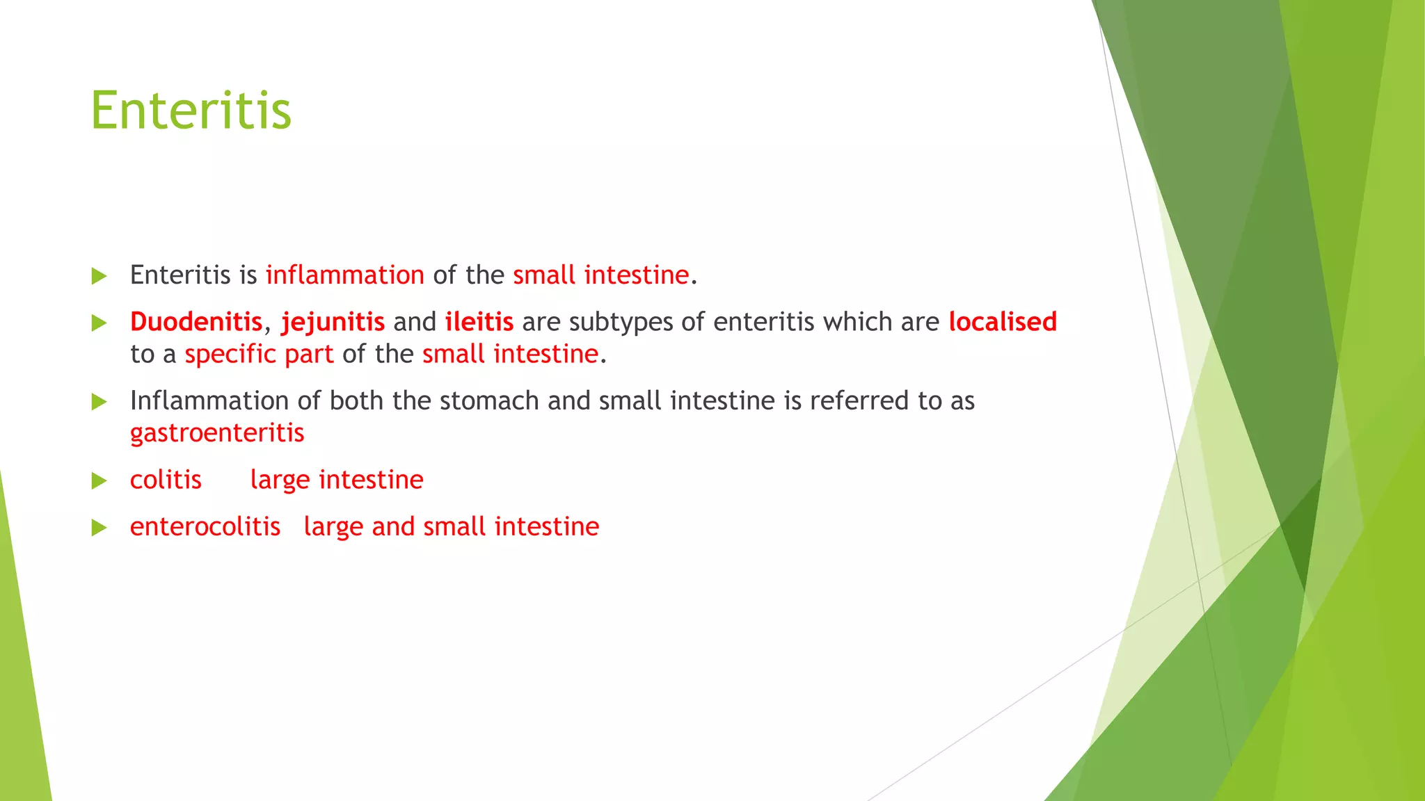 Enteritis | PPT