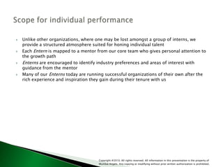 Enternship Program | PPTX