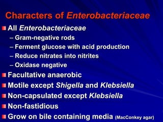 Enterobacteriaceae dr.ihsan alsaimary | PPTX | Infectious Diseases ...