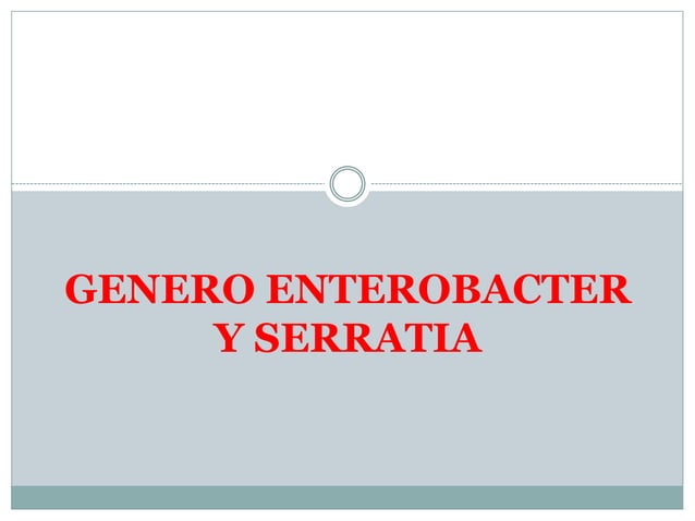 Enterobacter, serratia, salmonella, klebsiella, shigella y proteus ...