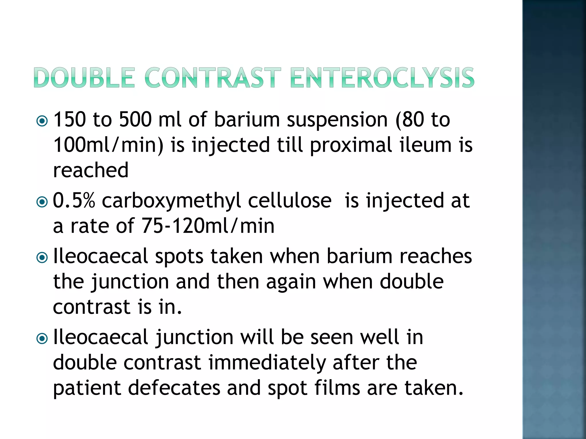 Enteroclysis | PPTX