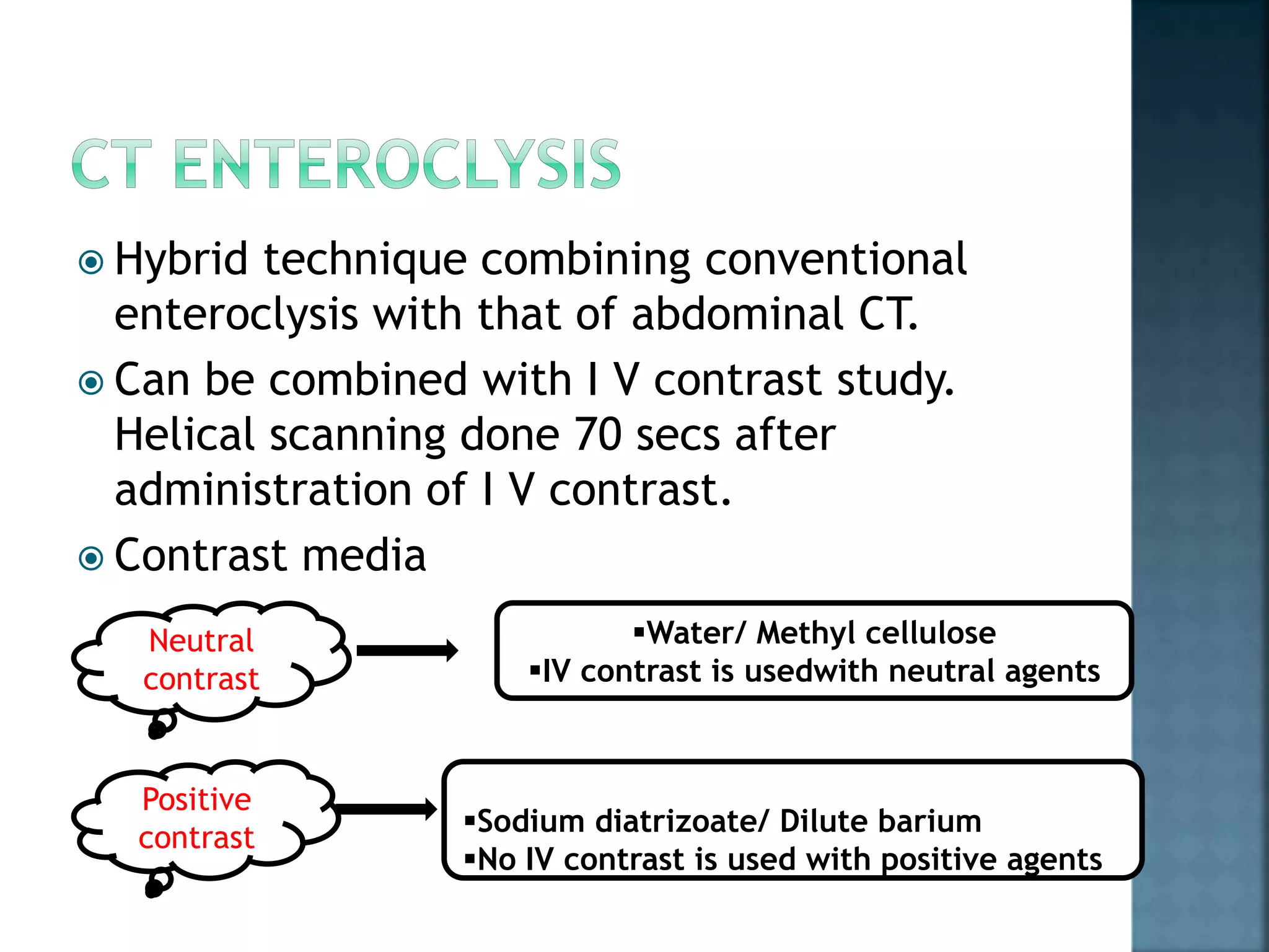 Enteroclysis | PPTX