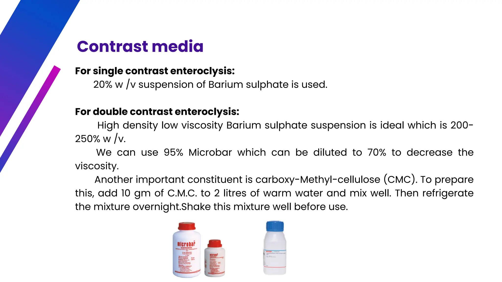 Enteroclysis procedure in radiology department | PDF