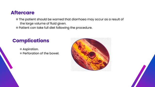 Enteroclysis procedure in radiology department | PDF