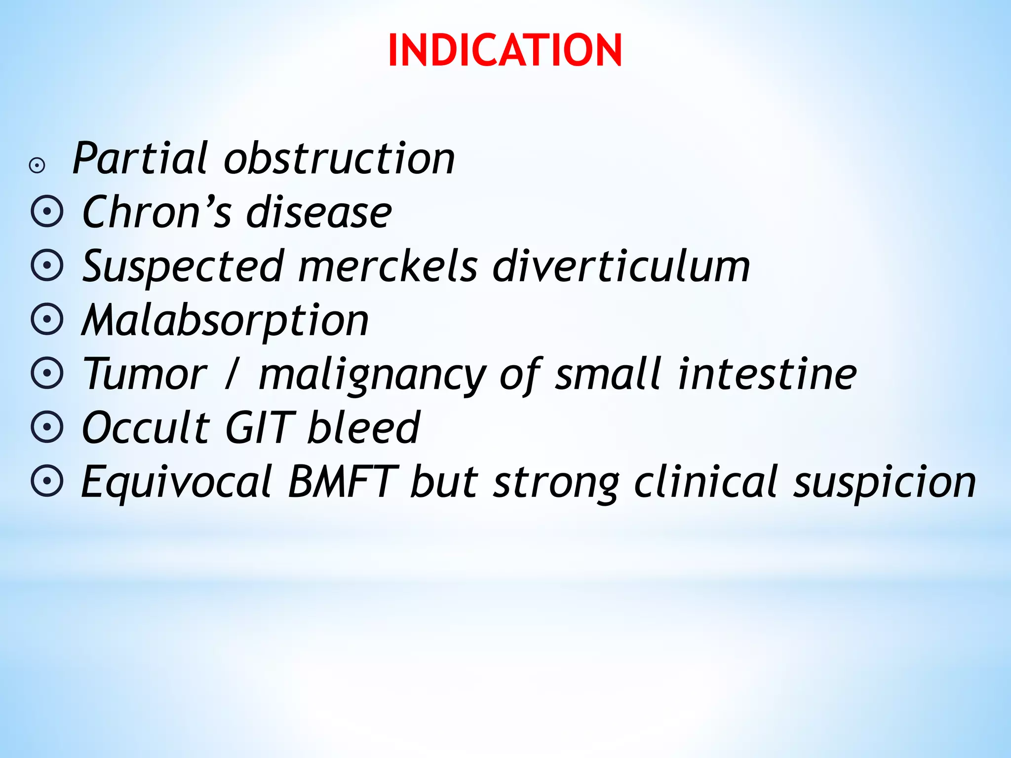 Enteroclysis( small bowel enema) | PPTX