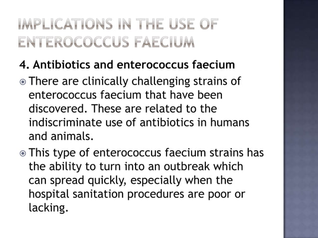 Enterococcus Faecium Probiotic | PPT