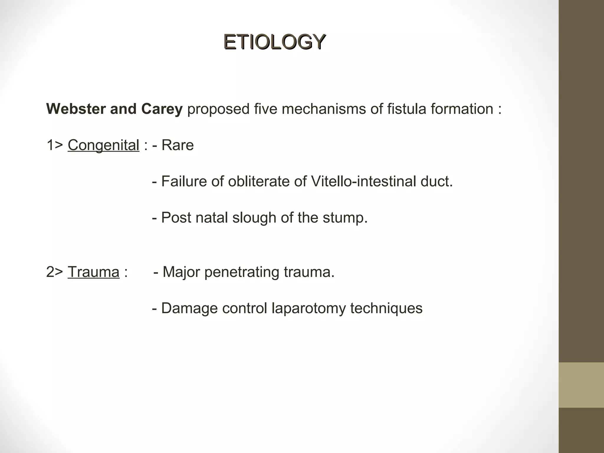 Enterocutaneous fistulas | PPT