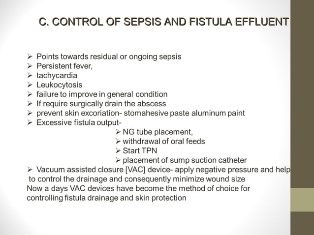 Enterocutaneous fistulas | PPT