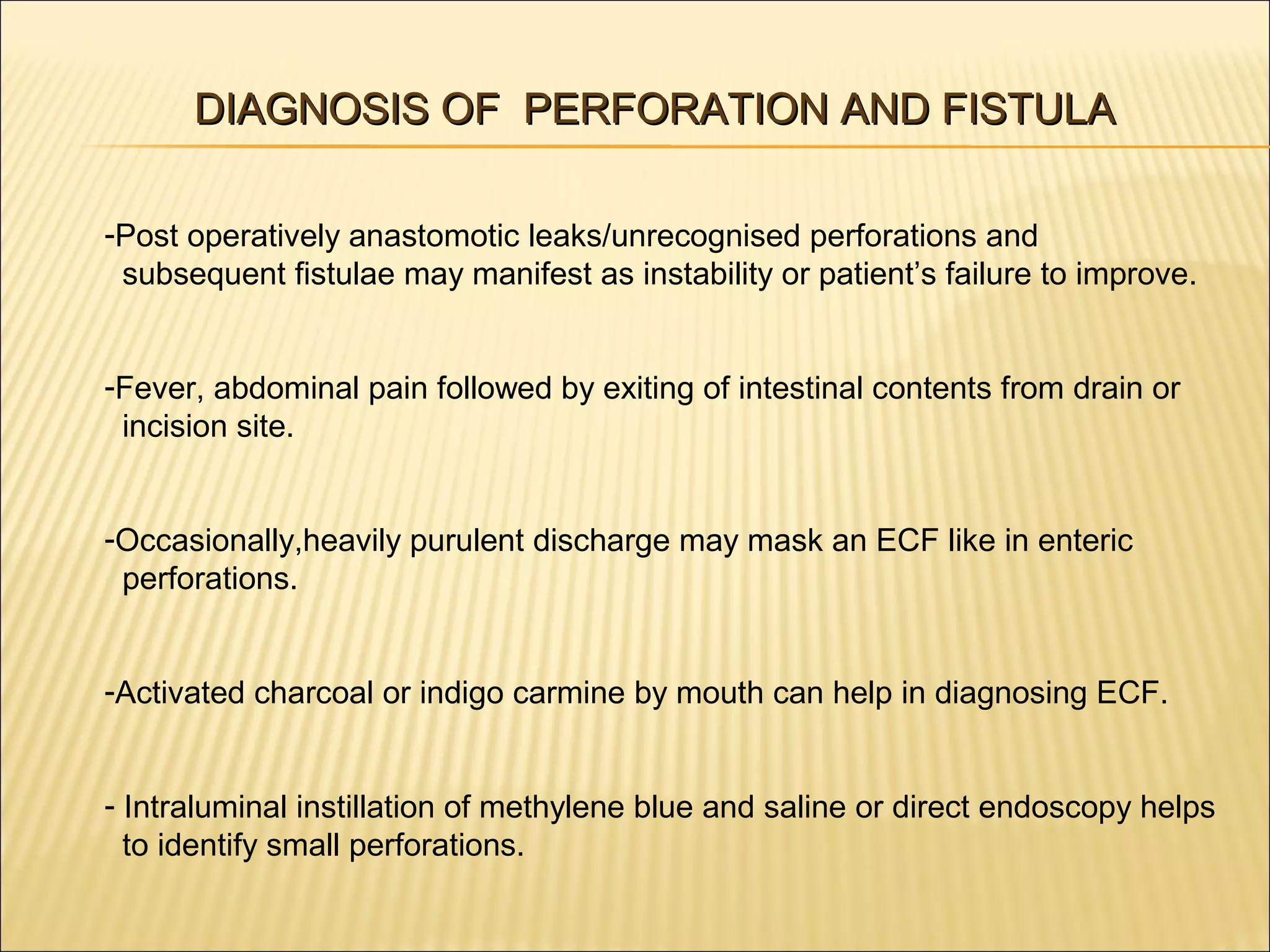 Enterocutaneous fistulas ppt | PPT