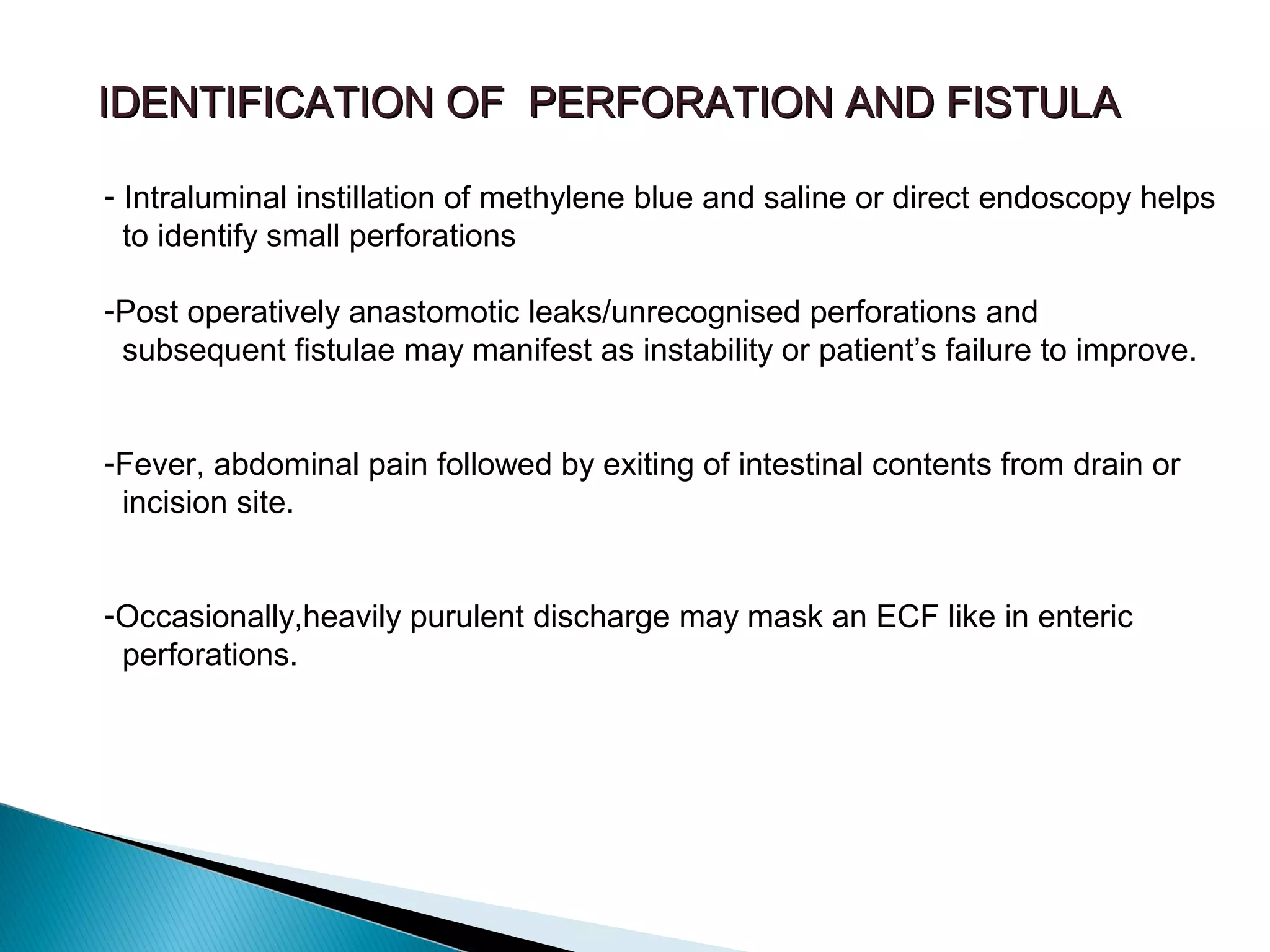Entero cutaneous fistula | PPT