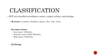 Enterocutaneous fistula | PPTX