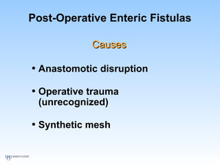 Diagnostic Entero cutaneous fistulas.ppt