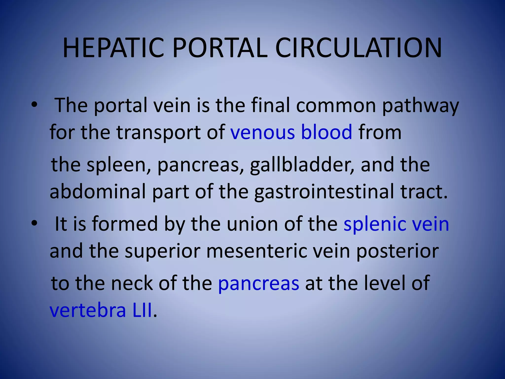 Enterohepatic circulation and Hepatic Portal circulation | PPTX