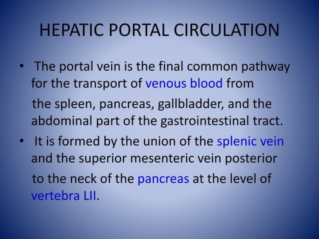 Enterohepatic circulation and Hepatic Portal circulation
