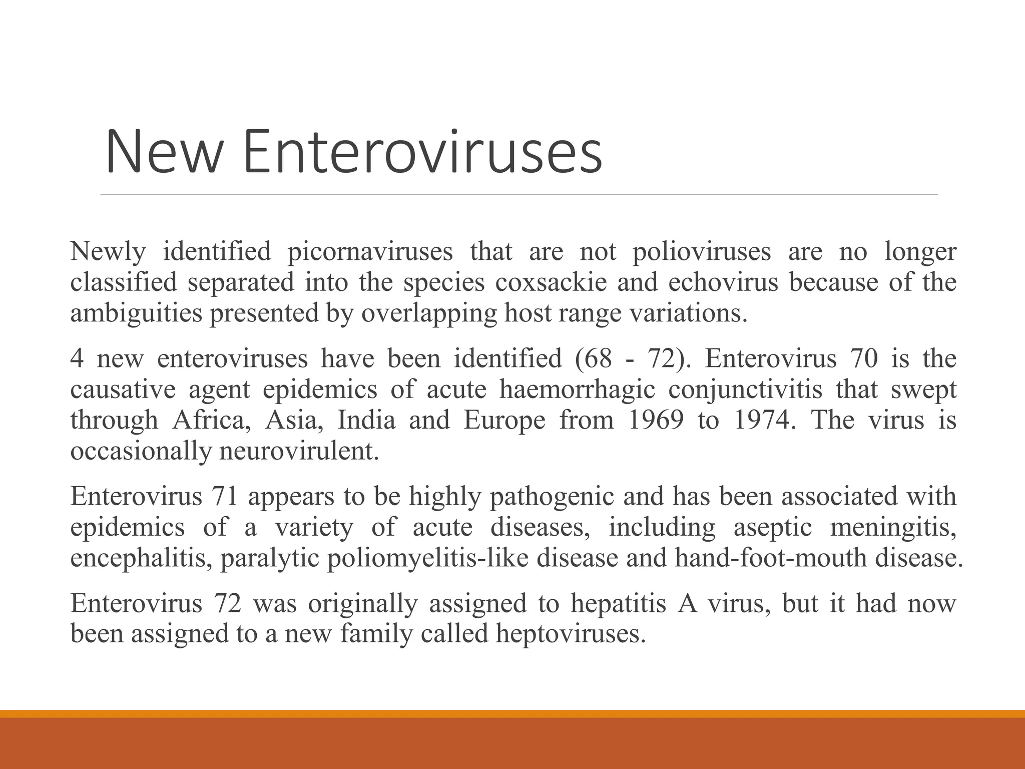 Enteroviruses | PPTX